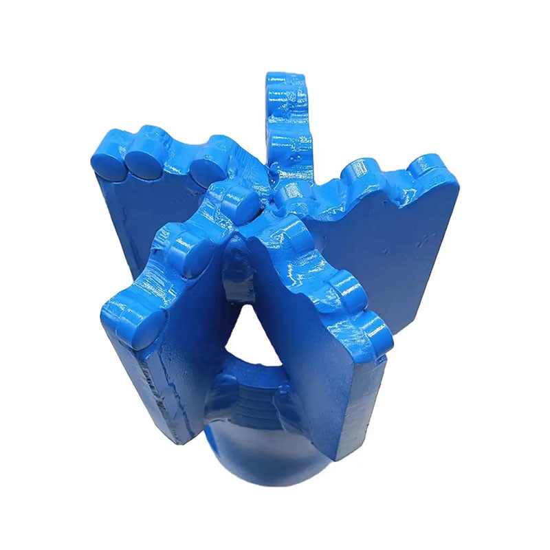 Blue Color API Diamond Drag Drill Bit For Medium Hard Formation