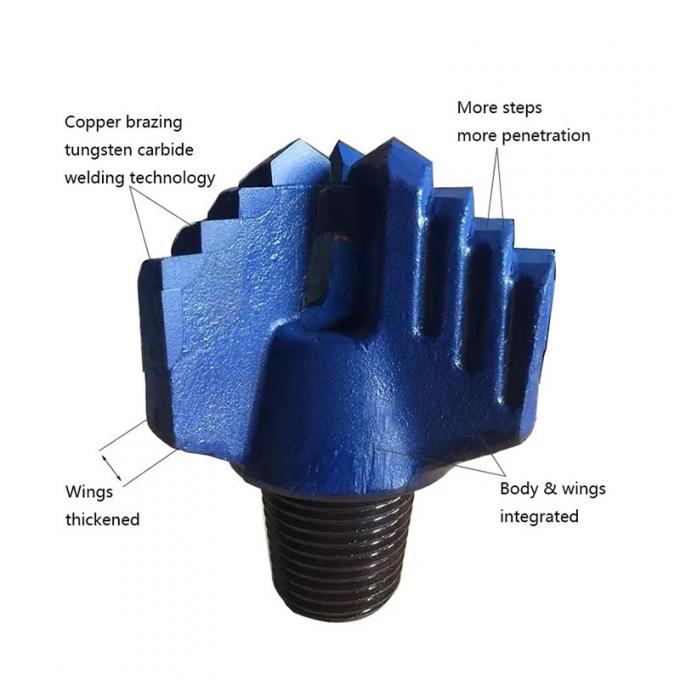 4 1/2 Inch PDC Cutter Drag Drill Bit For Mining Drilling Tools